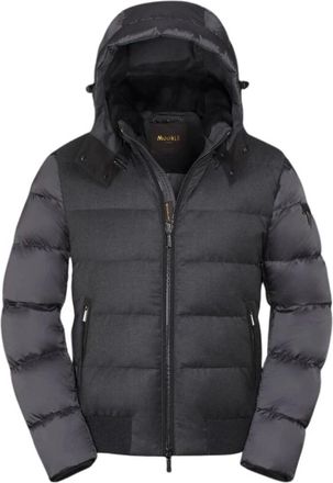 Moorer Homme, Vestes, Gris, Taille: XL Blouson Bomber Hybride