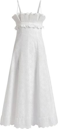 Alberta Ferretti Femme, Robes, Blanc, Taille: 38 FR Abito Sangallo Dis Degrad&egrave;