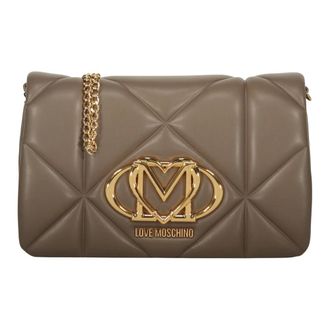 Love Moschino Femme, Sacs, Gris, Taille: ONE Size Sac Bandouli&egrave;re Matelass&eacute;