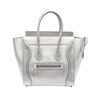 Celine Pre-owned Luggage Micro Shopper Leather Handbag - - Pre-owned - Damen - Grau - ONE SIZE