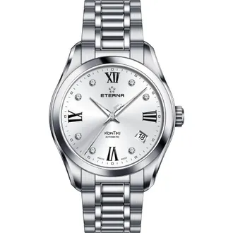 Eterna KonTiki Automatik-Uhr - - Accessories - Herren - Grau - ONE SIZE
