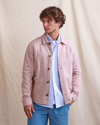 Faguo Veste en coton rose gris&eacute;