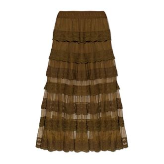 AllSaints Maggie Rock - - Skirts - Damen - Gr&uuml;n - S