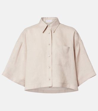 Brunello Cucinelli Chemise oversize en lin