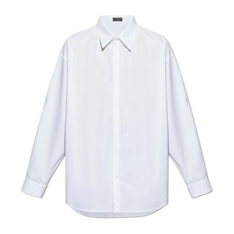 Balenciaga Oversize Hemd - - Shirts - Herren - Wei&szlig; - XL