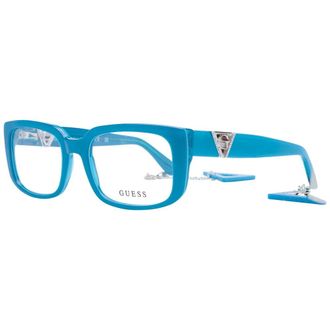 Guess Femme, Accessoires, Bleu, Taille: ONE Size Montures Optiques Cat Eye Turquoise