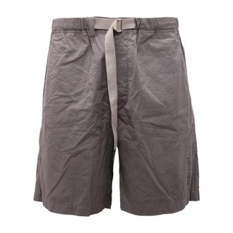 Kenzo Elastische Bermuda-Shorts mit G&uuml;rtel - - Shorts - Herren - Grau - L