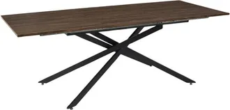 Paris Prix Table &agrave; Manger Extensible Tiffany 150-210cm Marron