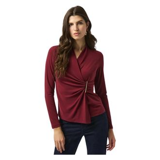 Joseph Ribkoff Bordeaux Jacken f&uuml;r Frauen - - Tops - Damen - Rot - 4XL