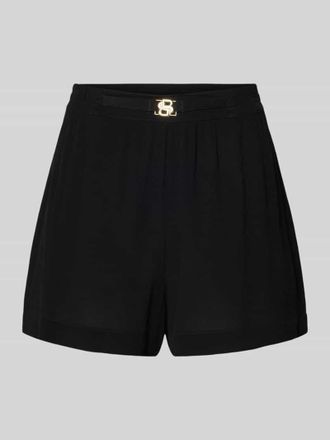 HUGO BOSS Wide Fit Bermuda mit Logo-Applikation