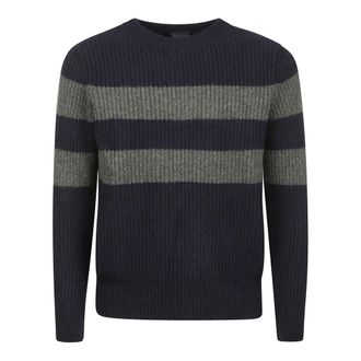 Paul & Shark Woll-Rundhalspullover - - Knitwear - Herren - Schwarzk - S
