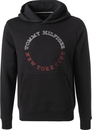 Tommy Hilfiger Herren Hoodie schwarz Logo und Motiv