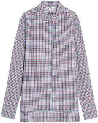 Ines De La Fressange Femme, Blouses et Chemises, Multicolore, Taille: 34 FR Chemise &agrave; Carreaux Falco