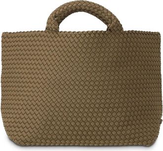 Naghedi Crossbody Bags - Tote Bag in geflochtener Optik - Gr. unisize - in Gr&uuml;n - f&uuml;r Damen