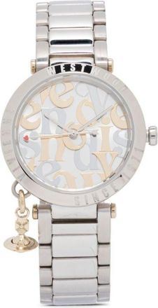 Vivienne Westwood Orb Logomania 32mm - Silber