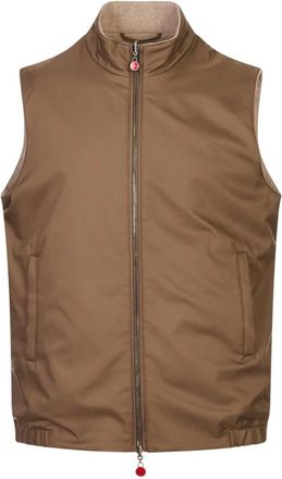 Kiton Homme, Vestes, Brun, Taille: 2XL Giubbotto Smanicato