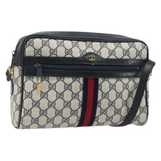 Gucci Pre-owned Vintage Schultertasche - - Pre-owned - Damen - Blau - ONE SIZE