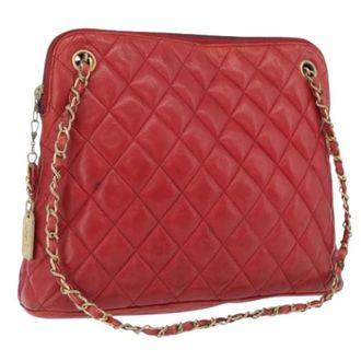 Chanel Sac bandouli&egrave;re vintage Pre-owned - Femme - Pre-owned - Rouge - Taille: ONE Size