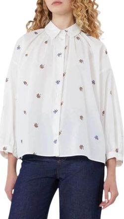 Max Mara Femme, Blouses et Chemises, Blanc, Taille: 34 FR Butterfly Shirt