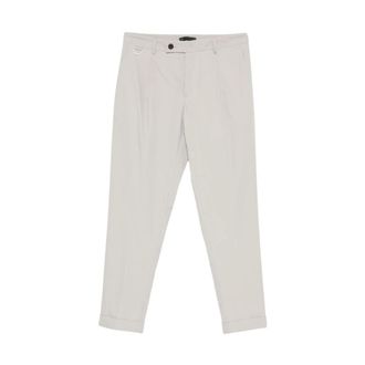 low brand Cropped Umschlag-Chinos - - Trousers - Herren - Grau - W38