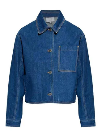 Maison Kitsun&eacute; Hemd - Jeansblau
