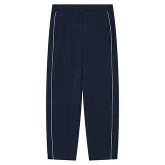 Emporio Armani Double-Jersey-Hose mit Paspelierung - - Trousers - Herren - Blau - L