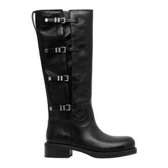 Michael Kors Darrington Lederstiefel - - Shoes - Damen - Schwarzk - 36 EU
