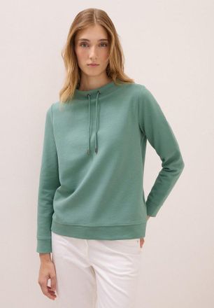 Cecil Sweatshirt mit Tunnelzugband am Kragen