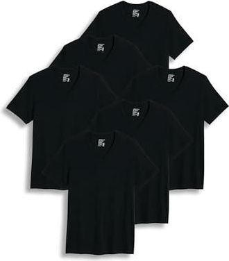 Jockey Mens T-Shirts Classic V-Neck T-Shirt - 6 Pack
