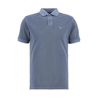 Barbour Homme, Tops, Bleu, Taille: M Polo Piqu&eacute; Ajust&eacute; &agrave; Carreaux D&eacute;lav&eacute;s