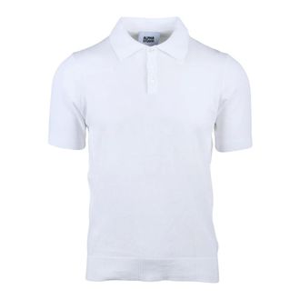 Alpha Studio Homme, Tops, Blanc, Taille: 4XL Polo en maille