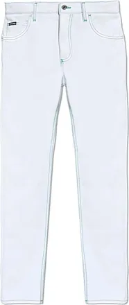 Dolce & Gabbana Homme, Jeans, Blanc, Taille: M Jeans slim