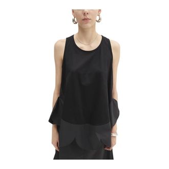 Meimeij &Auml;rmelloses Top - - Tops - Damen - Schwarzk - XS