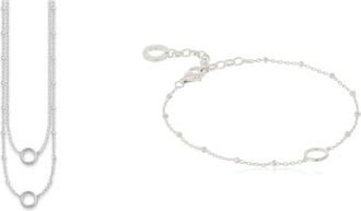Thomas Sabo Chaîne à Breloques et Bracelet Charm Club pour Femme en Argent Sterling 925 X0234-001-12 X0231-001-12-L19v