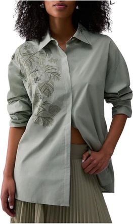 Liu Jo Femme, Blouses et Chemises, Vert, Taille: 42 FR Camisa Ca6287 T039A Blouse
