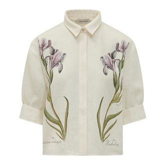 Alberta Ferretti Femme, Blouses et Chemises, Beige, Taille: 36 FR Sequin Sleeveless Top