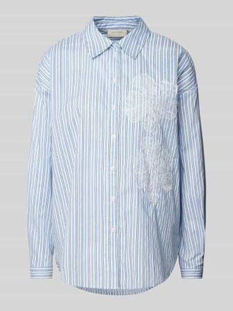 Freequent Regular Fit Bluse mit Spitzenbesatz Modell Cirene