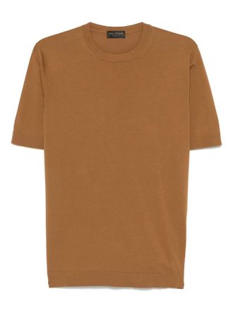 Dell'Oglio t-shirt en maille - Marron