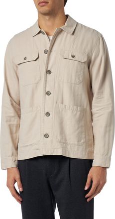 Casual Friday Casual Friday Herren CFJacobs 0080 Linen Shacket Jacke, 154503/Chateau Gray, S