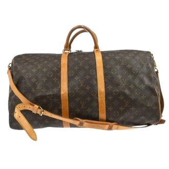Louis Vuitton unisex, Pre-owned, Brun, Taille: ONE Size Sac Keepall Bandouli&egrave;re Pre-owned