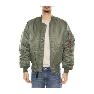 Alpha Industries Homme, Vestes, Vert, Taille: M Blouson Aviateur Ma-1