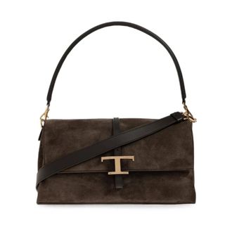Tod's Sacs &agrave; &eacute;paule - Femme - Sacs - Brun - Taille: ONE Size