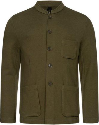 super.natural Sweatjacke Merino Sweatjacke M ELITZ JACKET in lässig, sportlichem Janker Style, feinster Merino-Materialmix