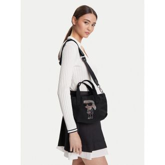 Karl Lagerfeld Handtasche KARL LAGERFELD A3W50023 Schwarz