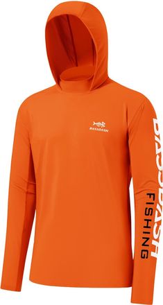 Bassdash Herren Kapuzenpullover Shirt Sonnenschutz UPF50+ UV Pullover Langarm Hoodie f&uuml;r Angeln Rash Guard