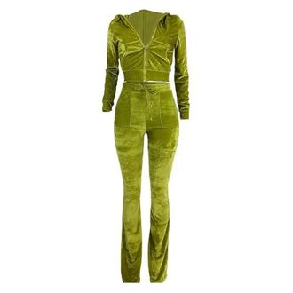 Generic V&ecirc;tements de sport d&eacute;t&eacute; pour femme en coton et lin respirants et confortables &agrave; manches courtes - Deux ensembles de surv&ecirc;tement pour femme - Tenue d&eacute;c