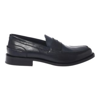 Baldinini Leather Loafer - - Shoes - Herren - Blau - 41 EU