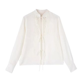Ermanno Scervino Damen, Blusen & Hemden, Wei&szlig;, SGr&ouml;&szlig;e