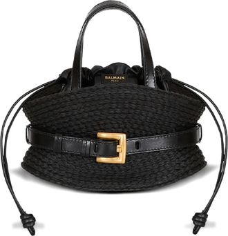Balmain Mini Shuffle G&uuml;rtel-Tote Bag - Schwarz