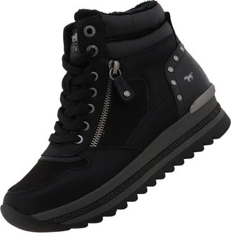 Mustang Jeans Damen High Top Sneaker Black EU 37
